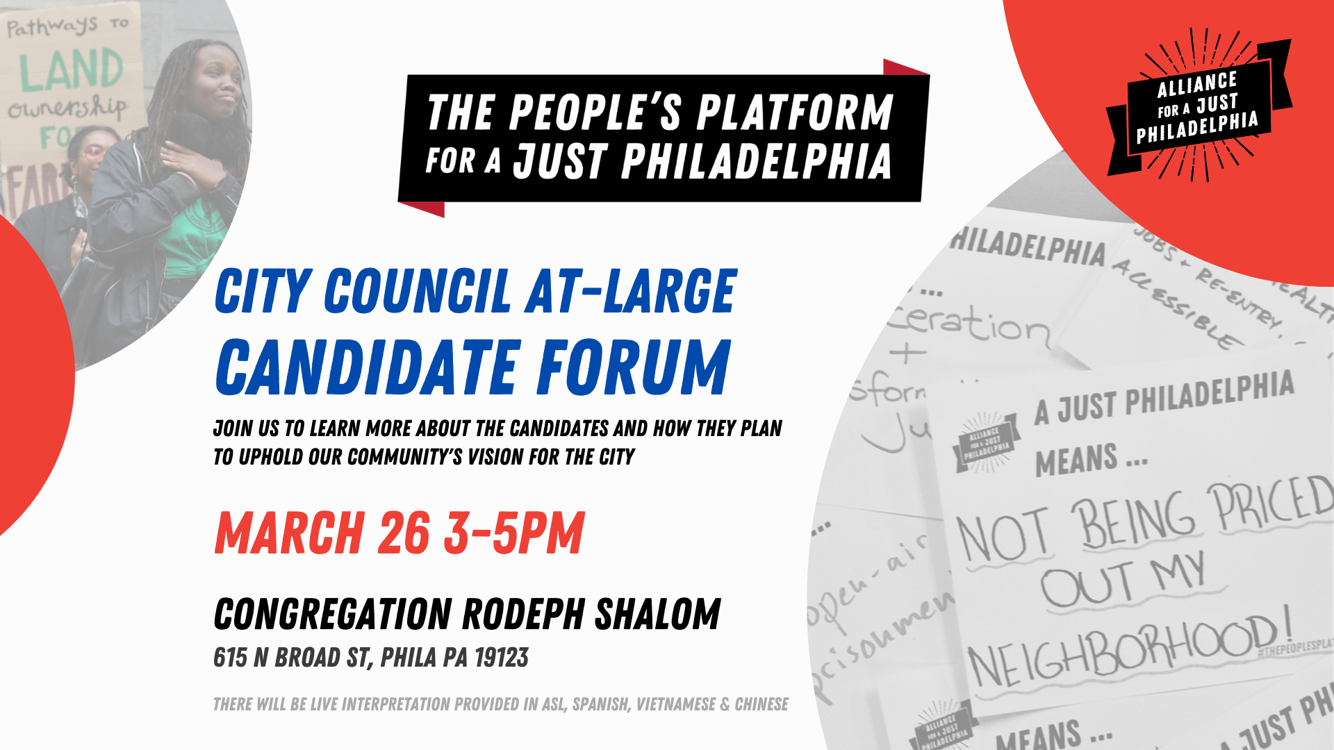 March 26th: The People's Forum - A City Council At-Large Candidate ...
